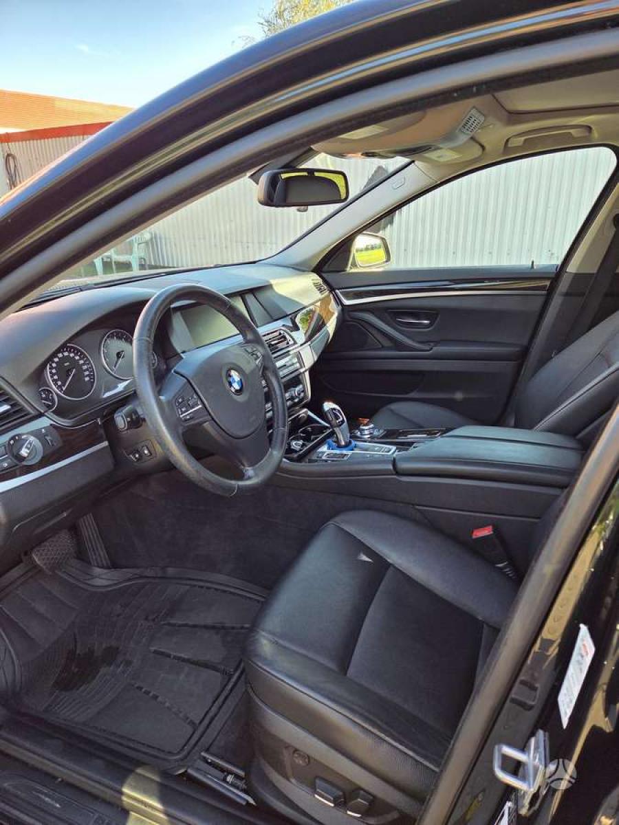 Melns BMW 528 2013 Kauņa, ar dzinēja tilpumu 2.00 L un nobraukumu 145 tūkst. km par 10950 €, foto 7 vietnē AUTOMOTO.COM.LV