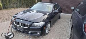 Black BMW 528 2014 in Vilnius, with an engine capacity of 2.00 L and mileage of 299 thousand km for 6800 €, photo  on AUTOMOTO.COM.LV