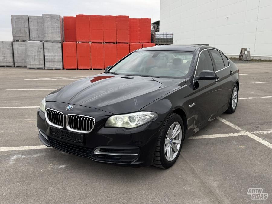 Black BMW 528 2014 in Radviliskis, with an engine capacity of 2.00 L and mileage of 173 thousand km for 6700 €, photo 1 on AUTOMOTO.COM.LV