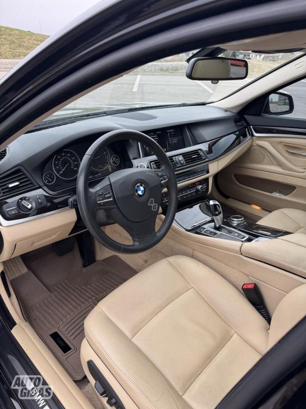Black BMW 528 2014 in Radviliskis, with an engine capacity of 2.00 L and mileage of 173 thousand km for 6700 €, photo 8 on AUTOMOTO.COM.LV