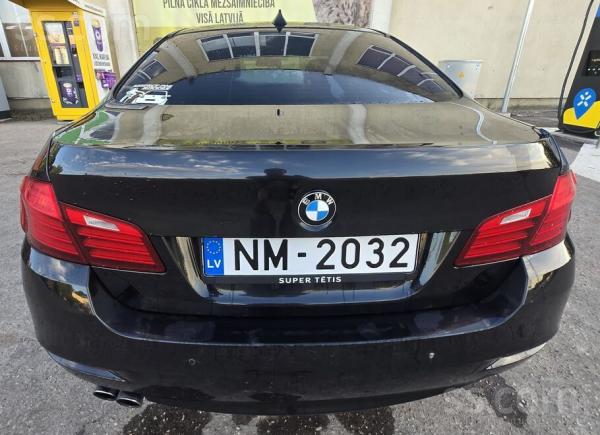 Melns BMW 528 2014 Talsi, ar dzinēja tilpumu 2.00 L un nobraukumu 296 tūkst. km par 10900 €, foto 7 vietnē AUTOMOTO.COM.LV