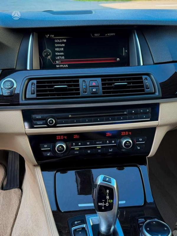 Melns BMW 528 2014 Kauņa, ar dzinēja tilpumu 2.00 L un nobraukumu 212 tūkst. km par 9200 €, foto 10 vietnē AUTOMOTO.COM.LV
