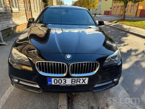 Black BMW 528 2017 in Tallinn, with an engine capacity of 2.00 L and mileage of 107 thousand km for 14000 €, photo 15 on AUTOMOTO.COM.LV