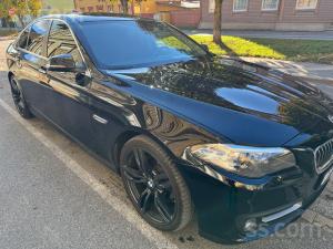 Black BMW 528 2017 in Tallinn, with an engine capacity of 2.00 L and mileage of 107 thousand km for 14000 €, photo 16 on AUTOMOTO.COM.LV