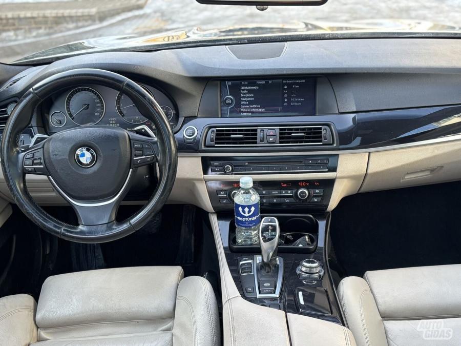 Melns BMW 528 2011 Kauņa, ar dzinēja tilpumu 3.00 L un nobraukumu 270 tūkst. km par 6950 €, foto 14 vietnē AUTOMOTO.COM.LV