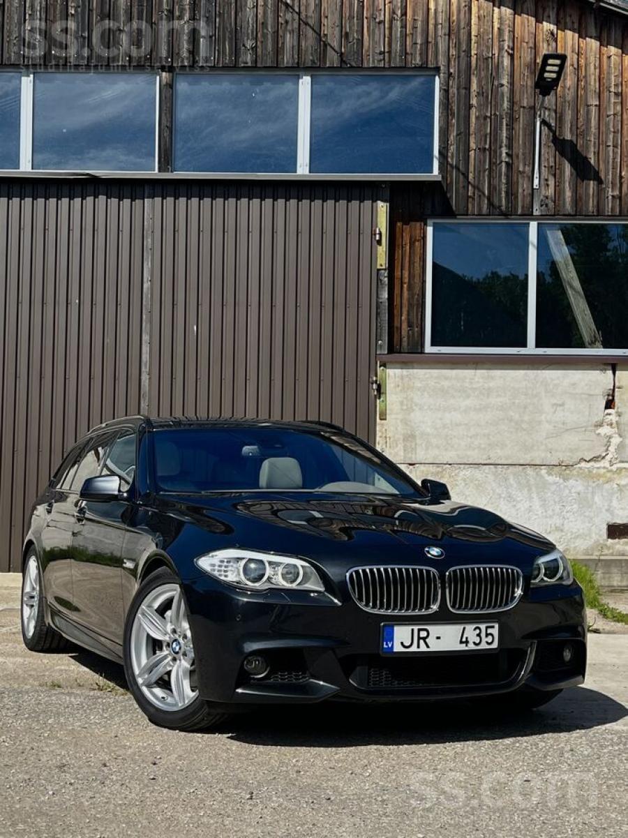 Black BMW 528 2011 in Cesis, with an engine capacity of 2.00 L and mileage of 213 thousand km for 12750 €, photo 1 on AUTOMOTO.COM.LV
