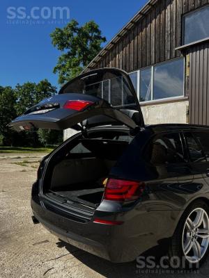 Black BMW 528 2011 in Cesis, with an engine capacity of 2.00 L and mileage of 213 thousand km for 12750 €, photo 7 on AUTOMOTO.COM.LV