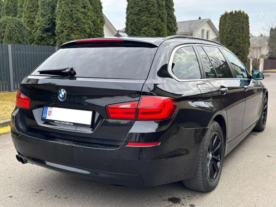 Black BMW 528 2011 in Kaunas, with an engine capacity of 3.00 L and mileage of 270 thousand km for 5750 €, photo 9 on AUTOMOTO.COM.LV