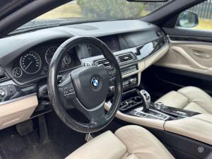 Black BMW 528 2011 in Kaunas, with an engine capacity of 3.00 L and mileage of 270 thousand km for 5750 €, photo 16 on AUTOMOTO.COM.LV