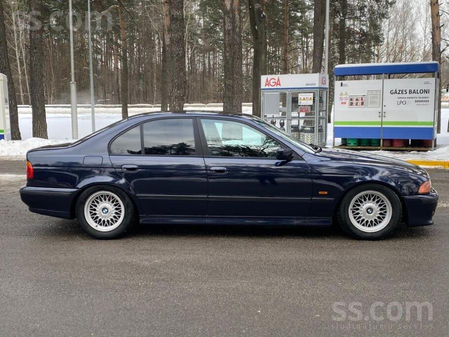 Blue BMW 528 1999 in Riga, with an engine capacity of 2.80 L and mileage of 0 thousand km for 3799 €, photo 6 on AUTOMOTO.COM.LV