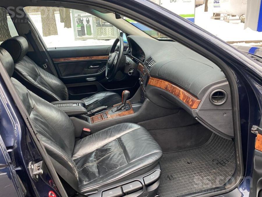 Blue BMW 528 1999 in Riga, with an engine capacity of 2.80 L and mileage of 0 thousand km for 3799 €, photo 23 on AUTOMOTO.COM.LV