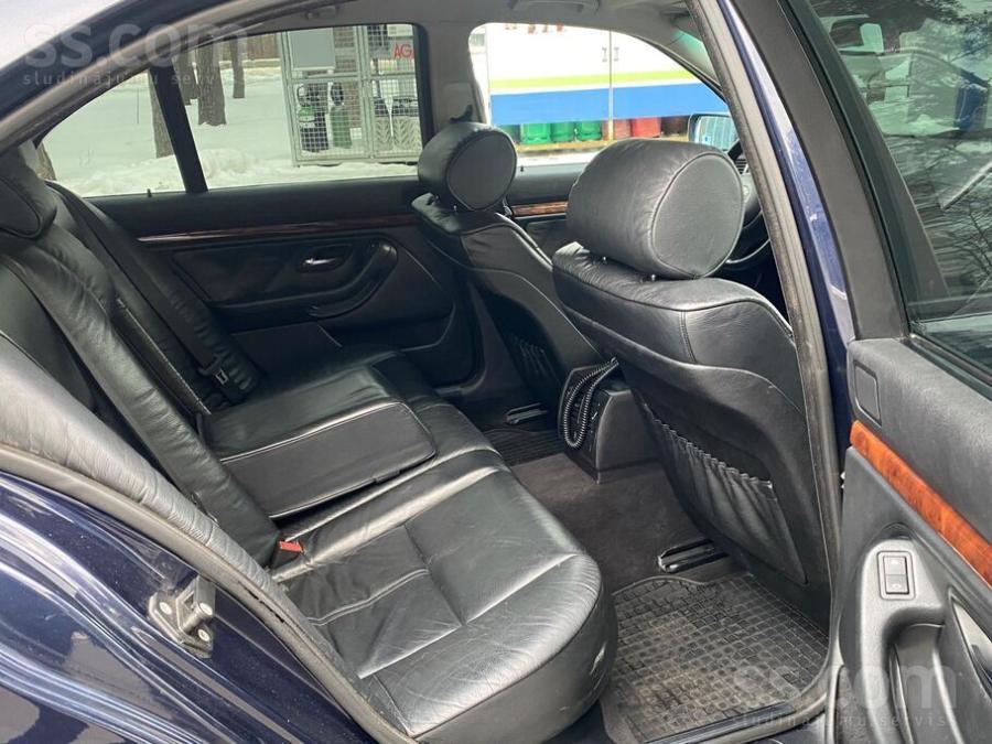 Blue BMW 528 1999 in Riga, with an engine capacity of 2.80 L and mileage of 0 thousand km for 3799 €, photo 24 on AUTOMOTO.COM.LV