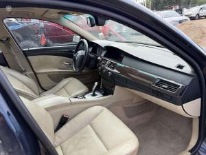 Blue BMW 528 2008 in Siauliai, with an engine capacity of 3.00 L and mileage of 321 thousand km for 2850 €, photo 13 on AUTOMOTO.COM.LV