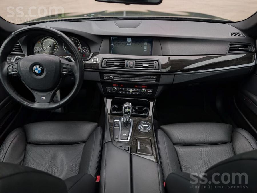 Blue BMW 528 2011 in Riga, with an engine capacity of 3.00 L and mileage of 340 thousand km for 12990 €, photo 25 on AUTOMOTO.COM.LV