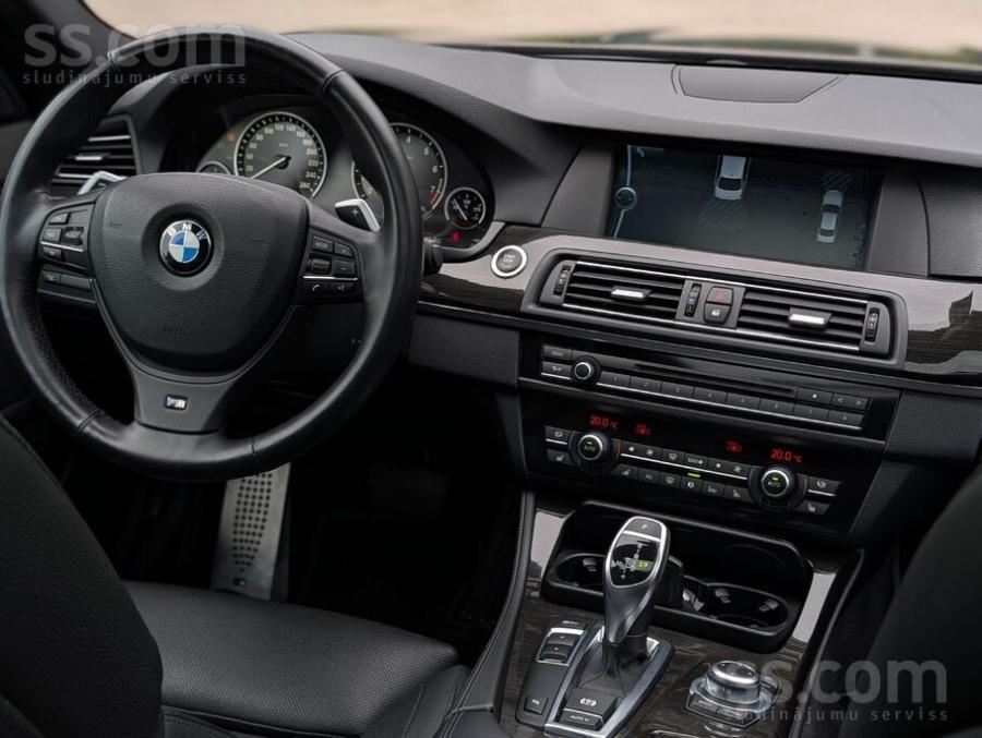 Blue BMW 528 2011 in Riga, with an engine capacity of 3.00 L and mileage of 340 thousand km for 12990 €, photo 29 on AUTOMOTO.COM.LV