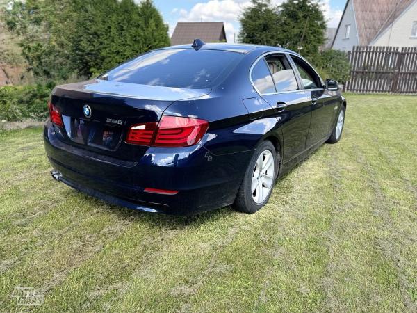 Blue BMW 528 2013 in Siauliai, with an engine capacity of 2.00 L and mileage of 245 thousand km for 7950 €, photo 7 on AUTOMOTO.COM.LV