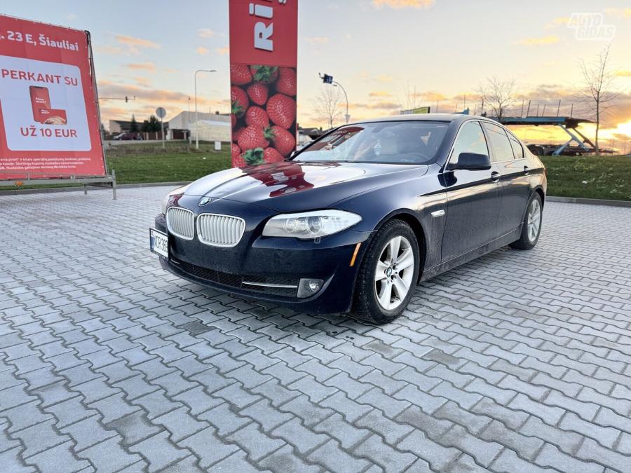 Blue BMW 528 2013 in Siauliai, with an engine capacity of 2.00 L and mileage of 245 thousand km for 7850 €, photo 2 on AUTOMOTO.COM.LV