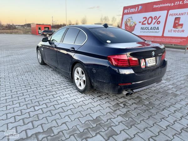 Blue BMW 528 2013 in Siauliai, with an engine capacity of 2.00 L and mileage of 245 thousand km for 7850 €, photo 7 on AUTOMOTO.COM.LV