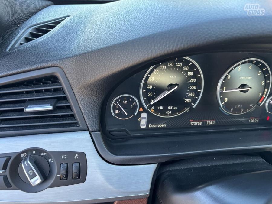 Blue BMW 528 2013 in Klaipeda, with an engine capacity of 2.00 L and mileage of 170 thousand km for 10500 €, photo 6 on AUTOMOTO.COM.LV