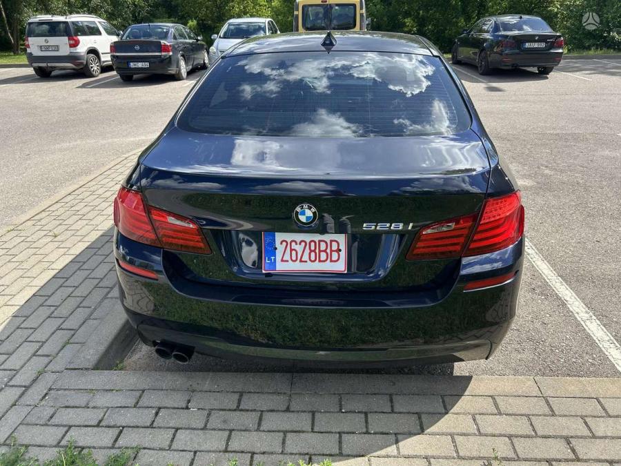 Синий БМВ 528 2013 в Алитус, объемом двигателя 2.00 л и пробегом 164 тыс. км за 9500 €, фото 9 на AUTOMOTO.COM.LV