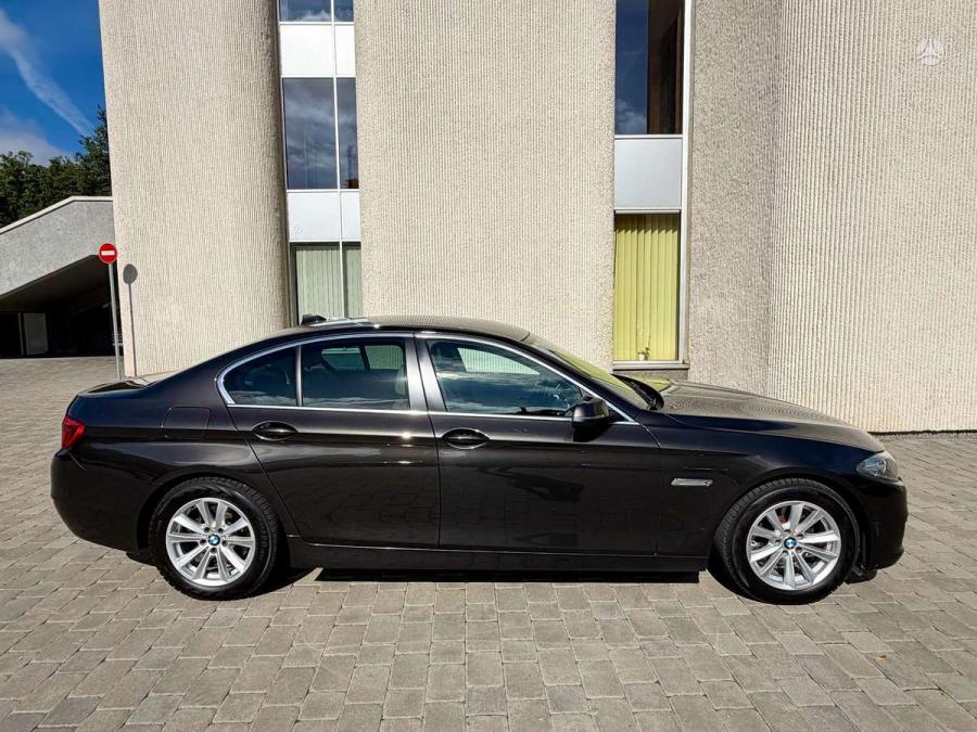 Brown BMW 528 2016 in Vilnius, with an engine capacity of 2.00 L and mileage of 169 thousand km for 11800 €, photo 5 on AUTOMOTO.COM.LV