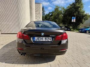 Brown BMW 528 2016 in Vilnius, with an engine capacity of 2.00 L and mileage of 169 thousand km for 11800 €, photo 6 on AUTOMOTO.COM.LV
