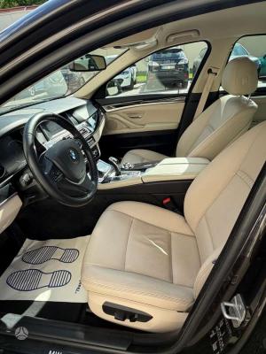 Brown BMW 528 2016 in Vilnius, with an engine capacity of 2.00 L and mileage of 169 thousand km for 11800 €, photo 8 on AUTOMOTO.COM.LV