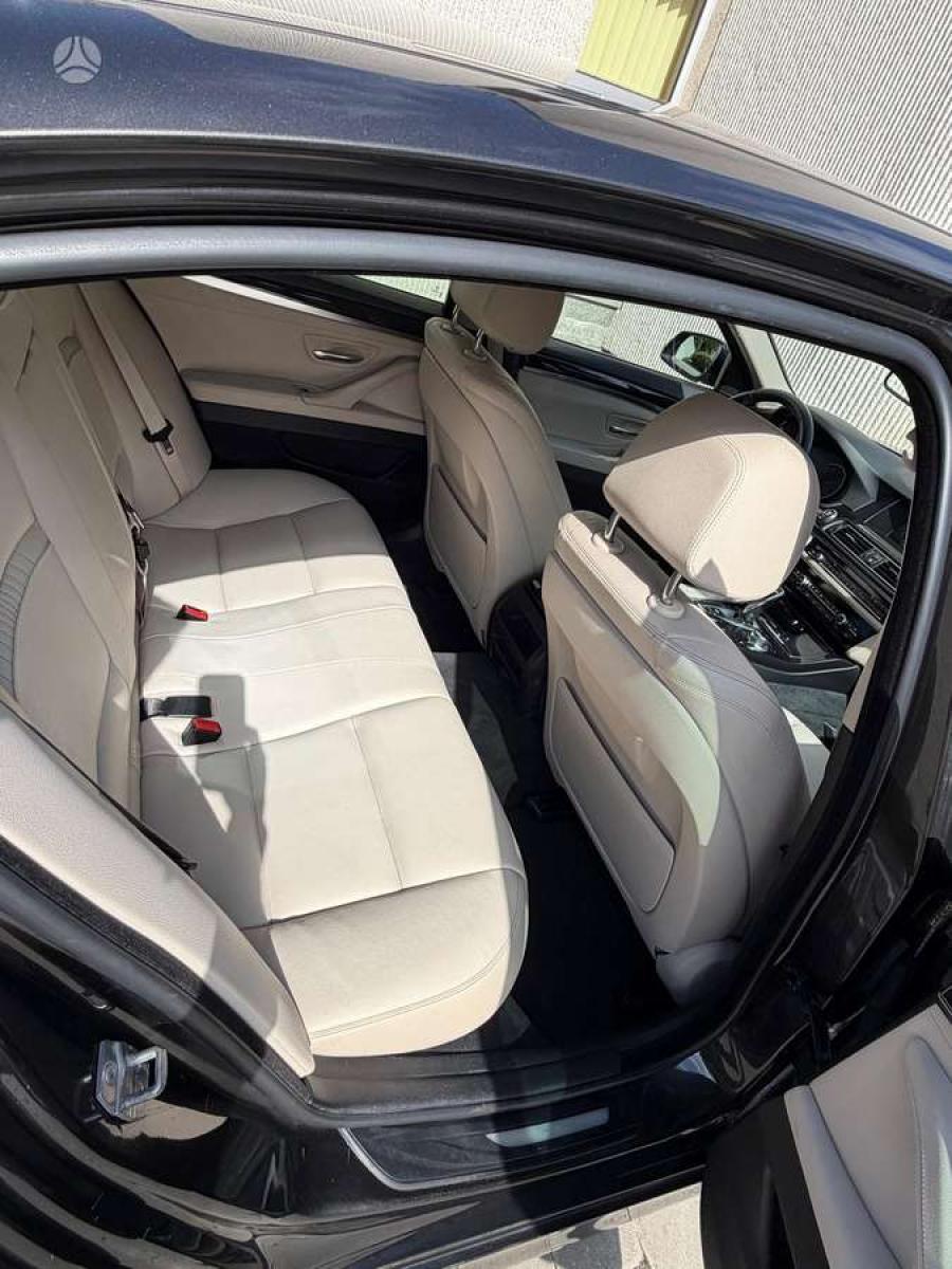 Brown BMW 528 2016 in Vilnius, with an engine capacity of 2.00 L and mileage of 169 thousand km for 11800 €, photo 11 on AUTOMOTO.COM.LV