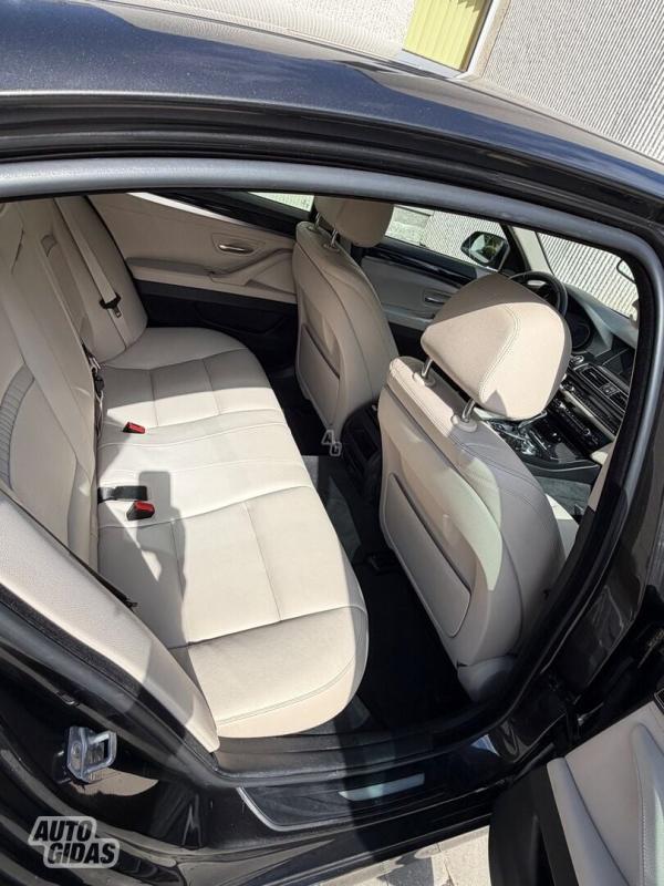 Brown BMW 528 2016 in Vilnius, with an engine capacity of 2.00 L and mileage of 169 thousand km for 11100 €, photo 10 on AUTOMOTO.COM.LV