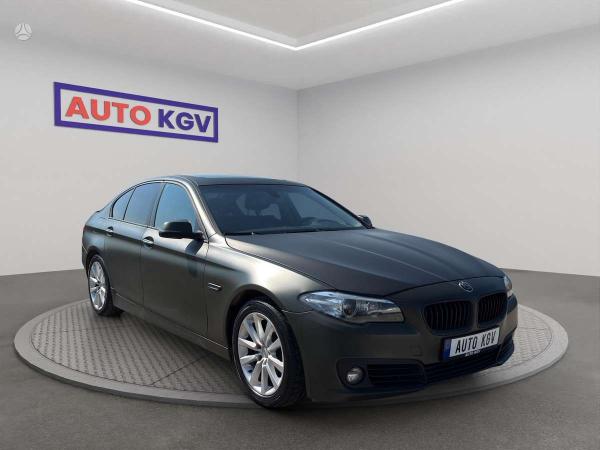 Green BMW 528 2015 in Kaunas, with an engine capacity of 2.00 L and mileage of 149 thousand km for 9999 €, photo 7 on AUTOMOTO.COM.LV