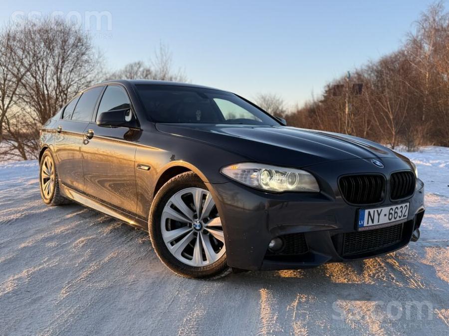 Grey BMW 528 2012 in Riga, with an engine capacity of 2.00 L and mileage of 162 thousand km for 8800 €, photo 6 on AUTOMOTO.COM.LV