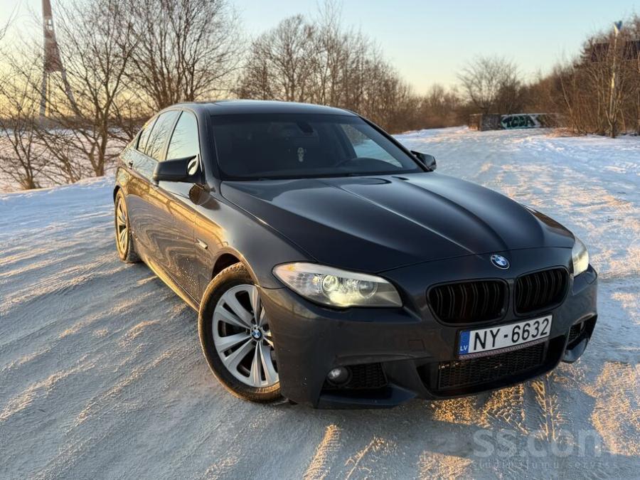 Grey BMW 528 2012 in Riga, with an engine capacity of 2.00 L and mileage of 162 thousand km for 8800 €, photo 7 on AUTOMOTO.COM.LV