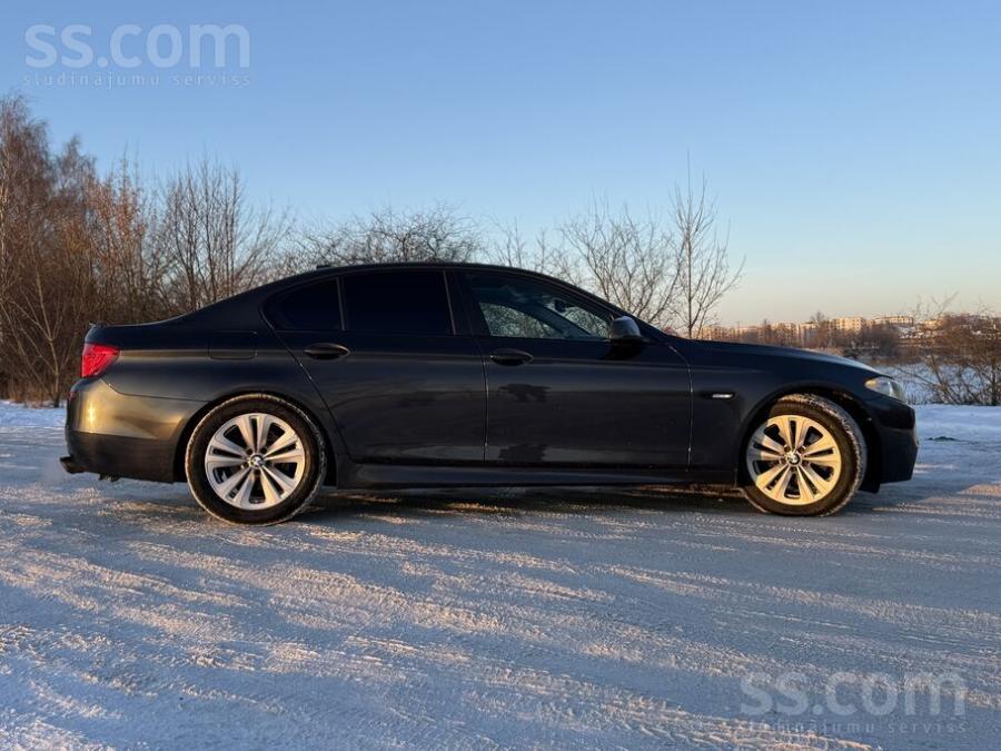 Grey BMW 528 2012 in Riga, with an engine capacity of 2.00 L and mileage of 162 thousand km for 8800 €, photo 10 on AUTOMOTO.COM.LV