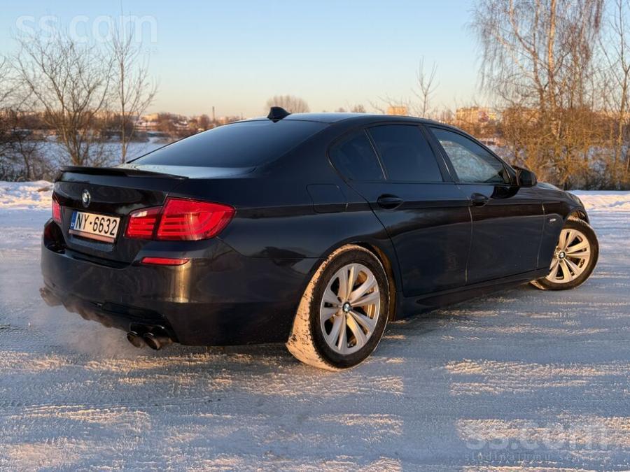 Grey BMW 528 2012 in Riga, with an engine capacity of 2.00 L and mileage of 162 thousand km for 8800 €, photo 14 on AUTOMOTO.COM.LV