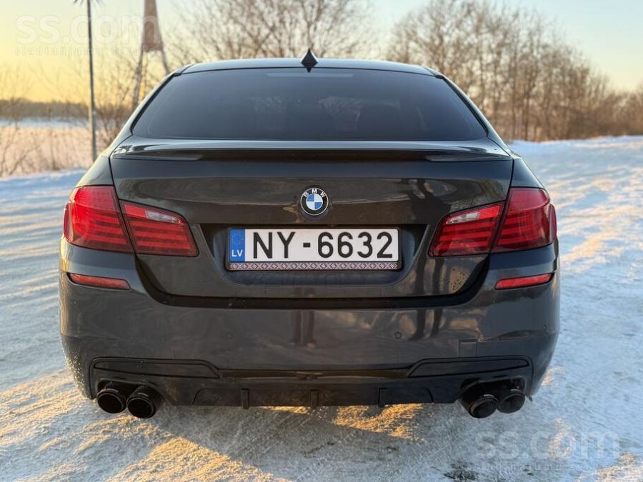 Grey BMW 528 2012 in Riga, with an engine capacity of 2.00 L and mileage of 162 thousand km for 8800 €, photo 15 on AUTOMOTO.COM.LV