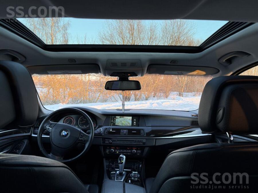 Grey BMW 528 2012 in Riga, with an engine capacity of 2.00 L and mileage of 162 thousand km for 8800 €, photo 18 on AUTOMOTO.COM.LV