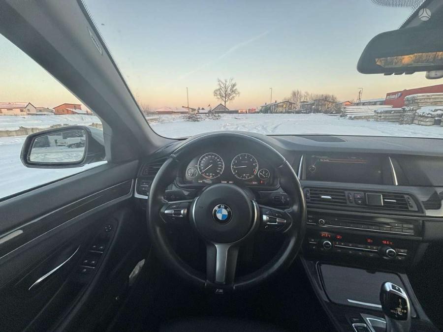 Grey BMW 528 2014 in Kaunas, with an engine capacity of 2.00 L and mileage of 146 thousand km for 9900 €, photo 7 on AUTOMOTO.COM.LV
