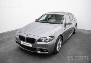 Grey BMW 528 2014 in Tallinn, with an engine capacity of 2.00 L and mileage of 155 thousand km for 12999 €, photo  on AUTOMOTO.COM.LV