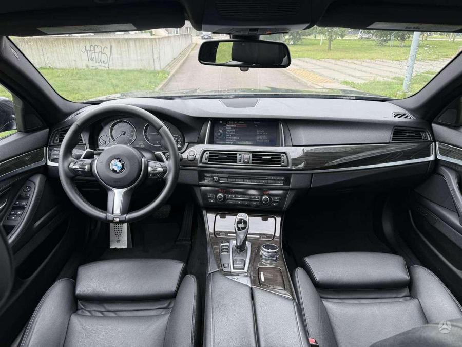 Pelēks BMW 528 2014 Viļņa, ar dzinēja tilpumu 2.00 L un nobraukumu 275 tūkst. km par 12250 €, foto 19 vietnē AUTOMOTO.COM.LV