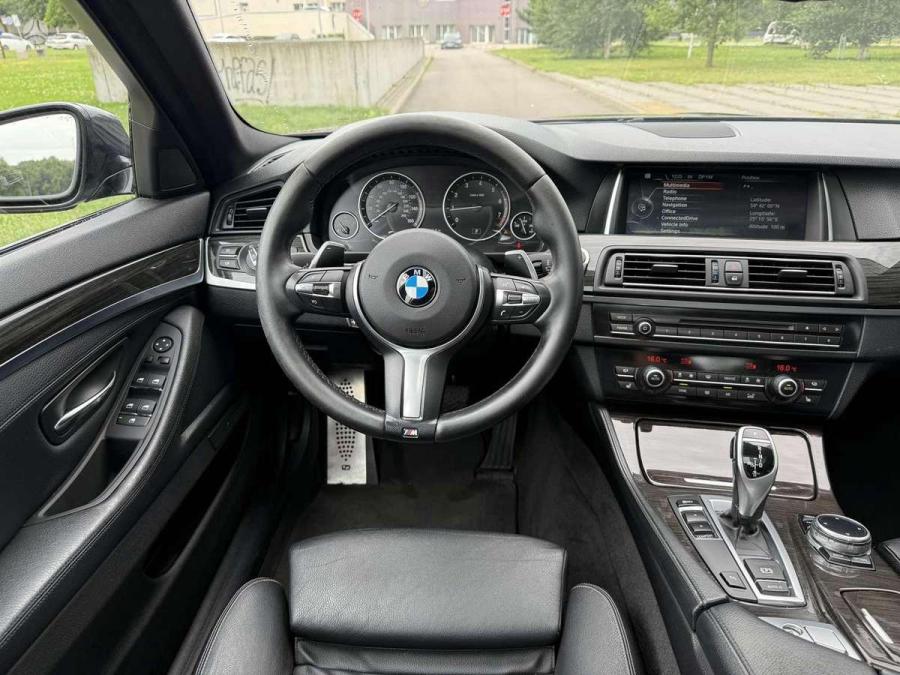 Pelēks BMW 528 2014 Viļņa, ar dzinēja tilpumu 2.00 L un nobraukumu 275 tūkst. km par 12250 €, foto 20 vietnē AUTOMOTO.COM.LV