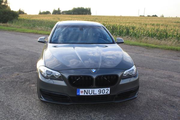 Grey BMW 528 2014 in Siauliai, with an engine capacity of 2.00 L and mileage of 310 thousand km for 9200 €, photo 5 on AUTOMOTO.COM.LV