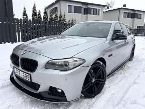 Pelēks BMW 528 2015 Viļņa, ar dzinēja tilpumu 2.00 L un nobraukumu 136 tūkst. km par 11900 €, foto  vietnē AUTOMOTO.COM.LV