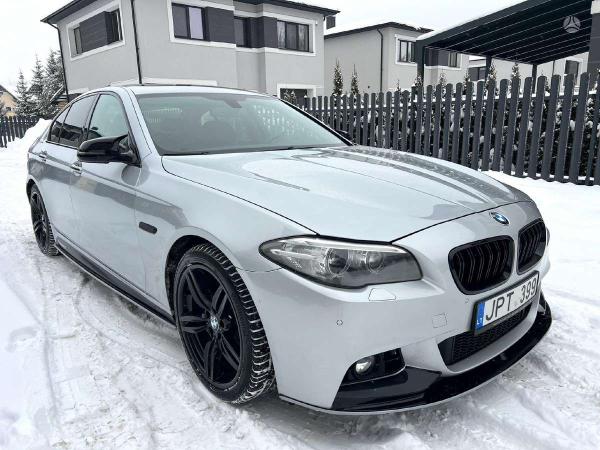 Pelēks BMW 528 2015 Viļņa, ar dzinēja tilpumu 2.00 L un nobraukumu 136 tūkst. km par 11900 €, foto 4 vietnē AUTOMOTO.COM.LV