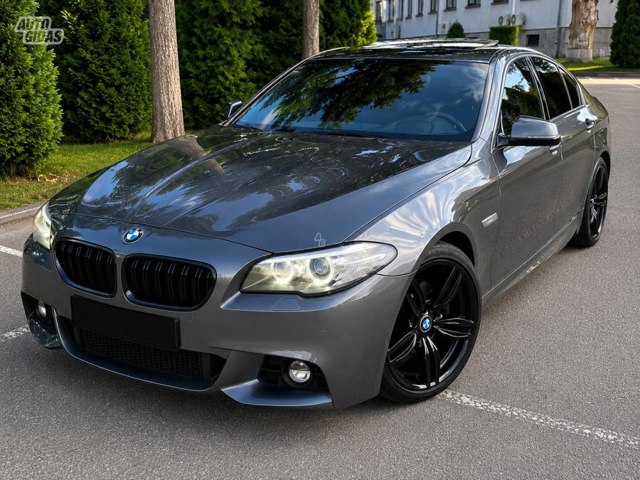 Grey BMW 528 2015 in Alytus, with an engine capacity of 2.00 L and mileage of 220 thousand km for 12000 €, photo 1 on AUTOMOTO.COM.LV