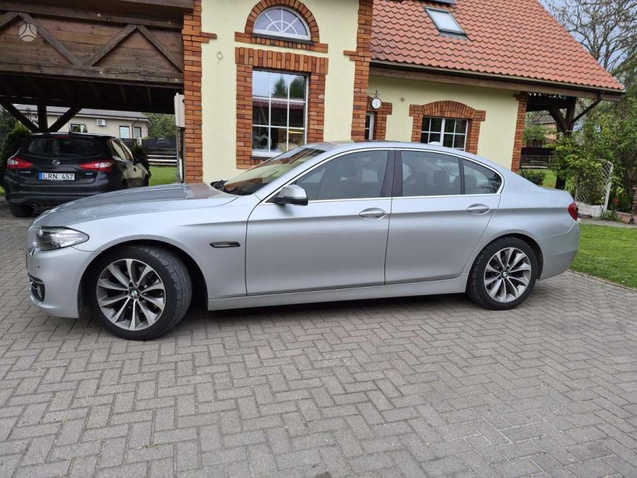 Grey BMW 528 2015 in Klaipeda, with an engine capacity of 2.00 L and mileage of 285 thousand km for 5600 €, photo 3 on AUTOMOTO.COM.LV