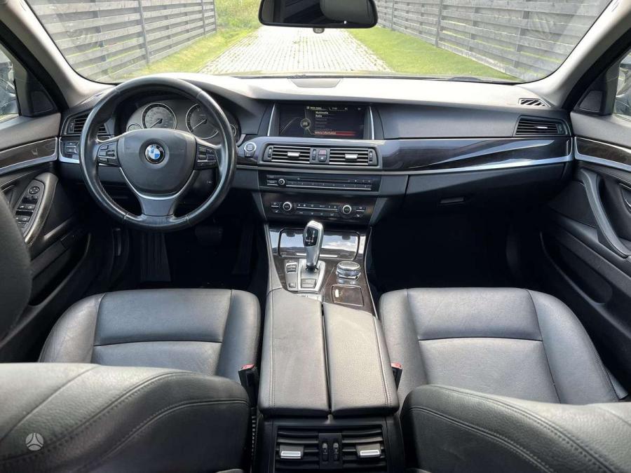 Pelēks BMW 528 2016 Viļņa, ar dzinēja tilpumu 2.00 L un nobraukumu 270 tūkst. km par 9950 €, foto 13 vietnē AUTOMOTO.COM.LV