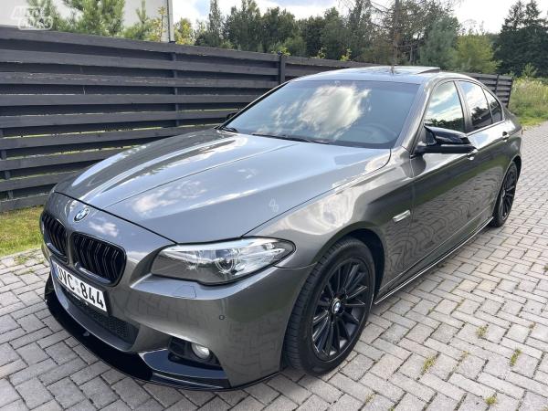 Grey BMW 528 2016 in Vilnius, with an engine capacity of 2.00 L and mileage of 270 thousand km for 9900 €, photo 3 on AUTOMOTO.COM.LV