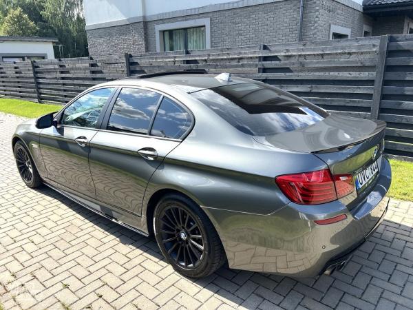 Grey BMW 528 2016 in Vilnius, with an engine capacity of 2.00 L and mileage of 270 thousand km for 9900 €, photo 5 on AUTOMOTO.COM.LV