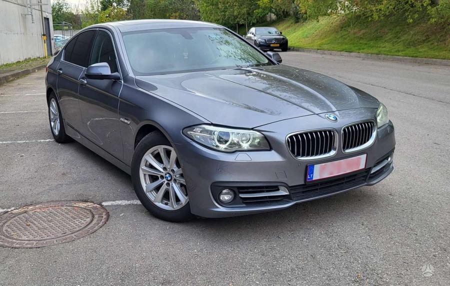 Pelēks BMW 528 2016 Šauļi, ar dzinēja tilpumu 2.00 L un nobraukumu 160 tūkst. km par 11500 €, foto 3 vietnē AUTOMOTO.COM.LV