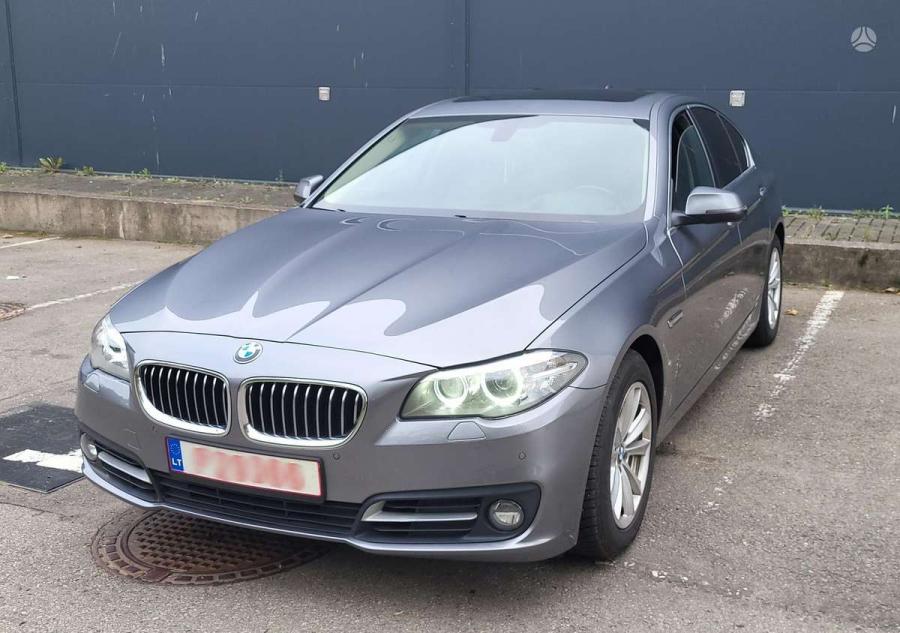 Pelēks BMW 528 2016 Šauļi, ar dzinēja tilpumu 2.00 L un nobraukumu 160 tūkst. km par 11500 €, foto 4 vietnē AUTOMOTO.COM.LV